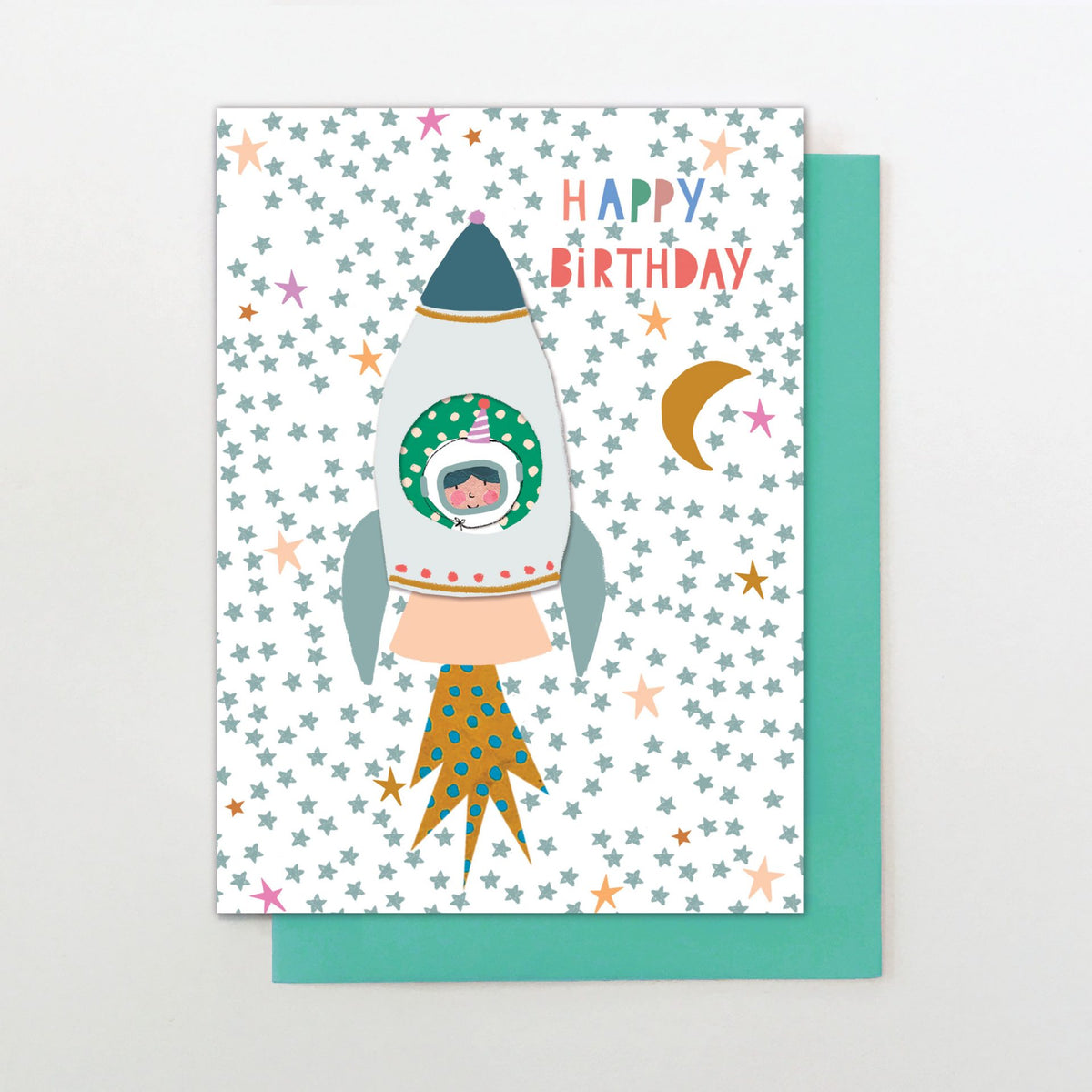Rocket Birthday card – Pippin Gifts Ltd