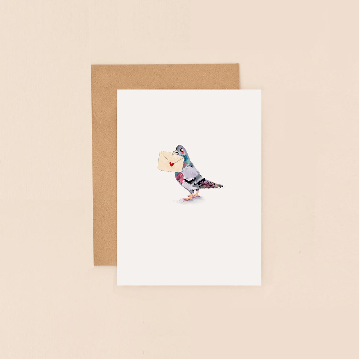 Pigeon Love Note Mini Card – Pippin Gifts Ltd