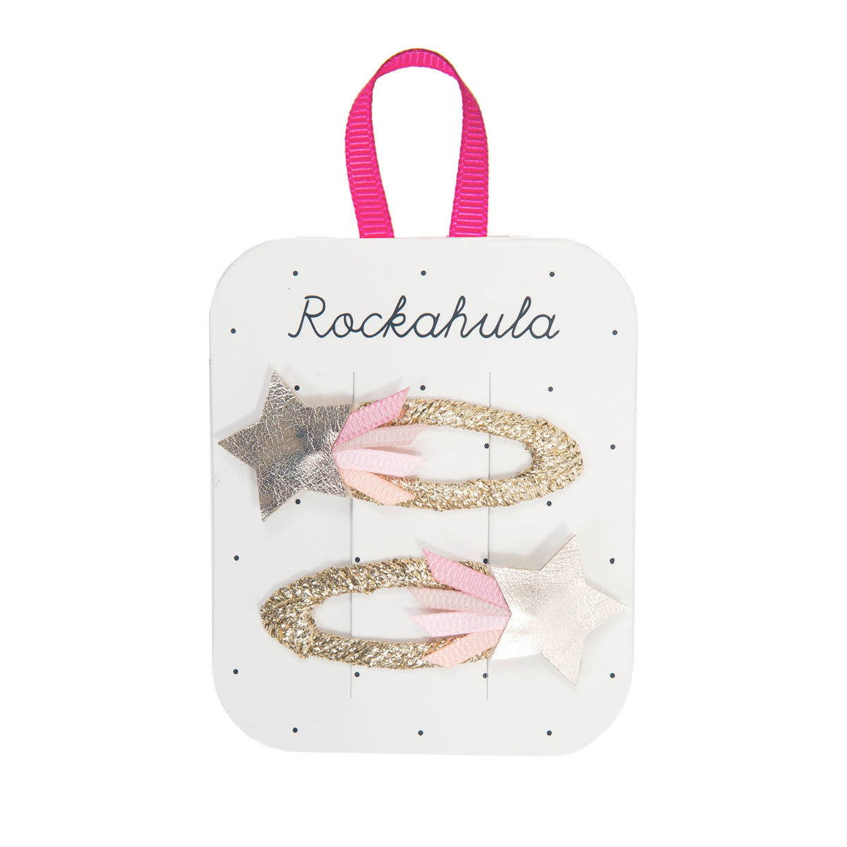 Shooting Star Clips - Pink – Pippin Gifts Ltd