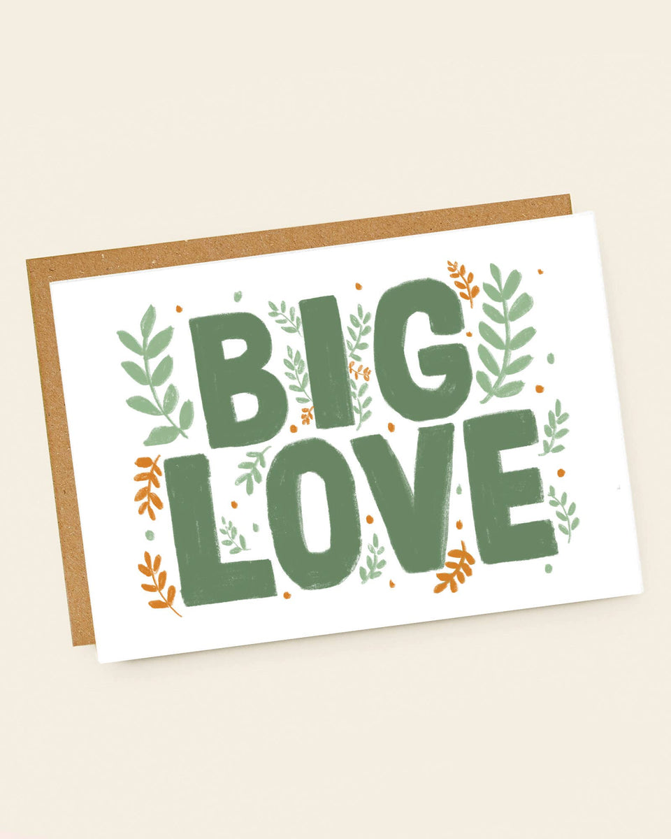 Big Love Valentine card – Pippin Gifts Ltd
