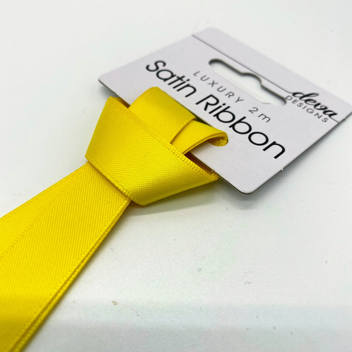 Satin ribbon yellow – Pippin Gifts Ltd
