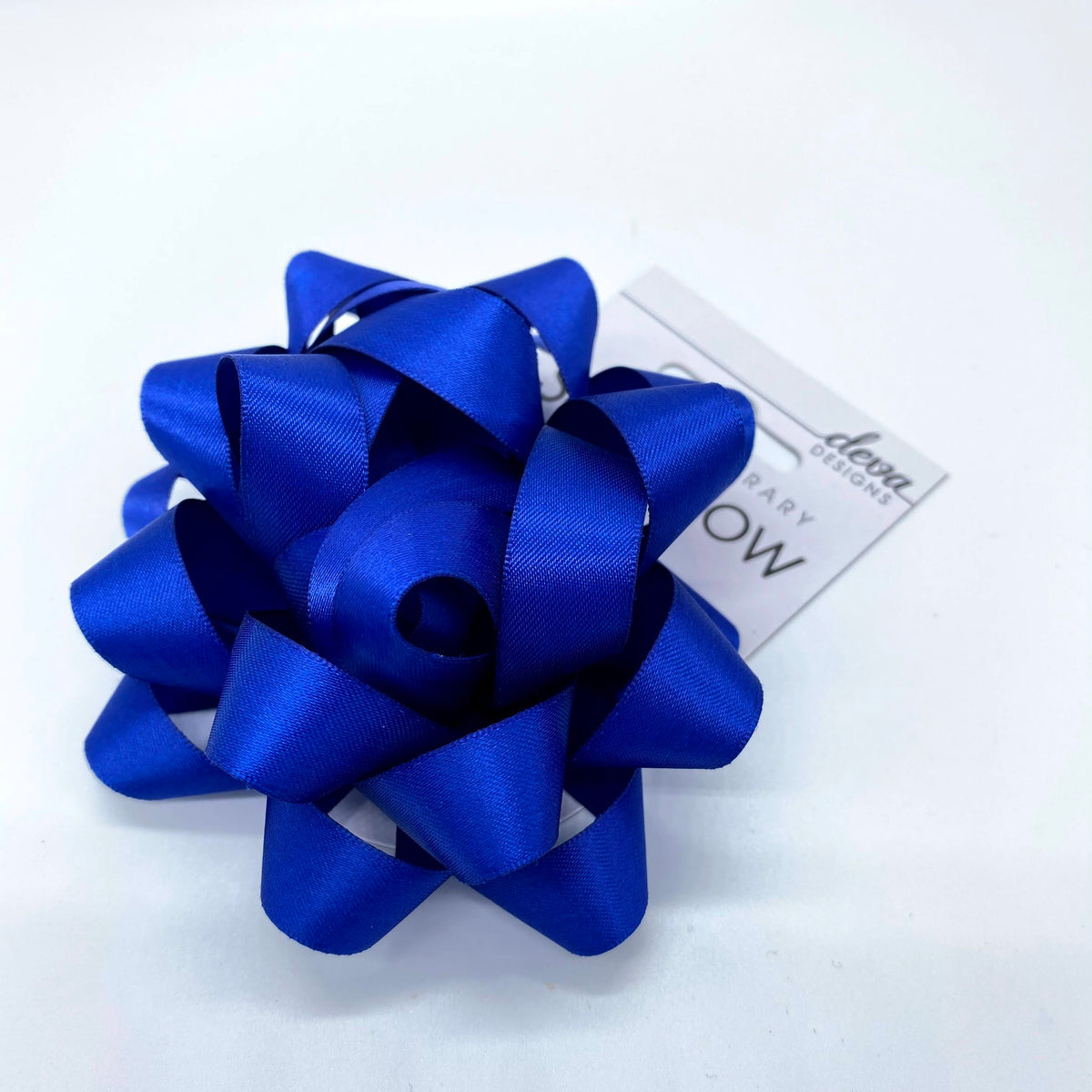 Satin confetti bow royal blue – Pippin Gifts Ltd