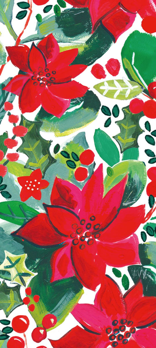 Poinsettia tissue paper pack of 4 sheets – Pippin Gifts Ltd