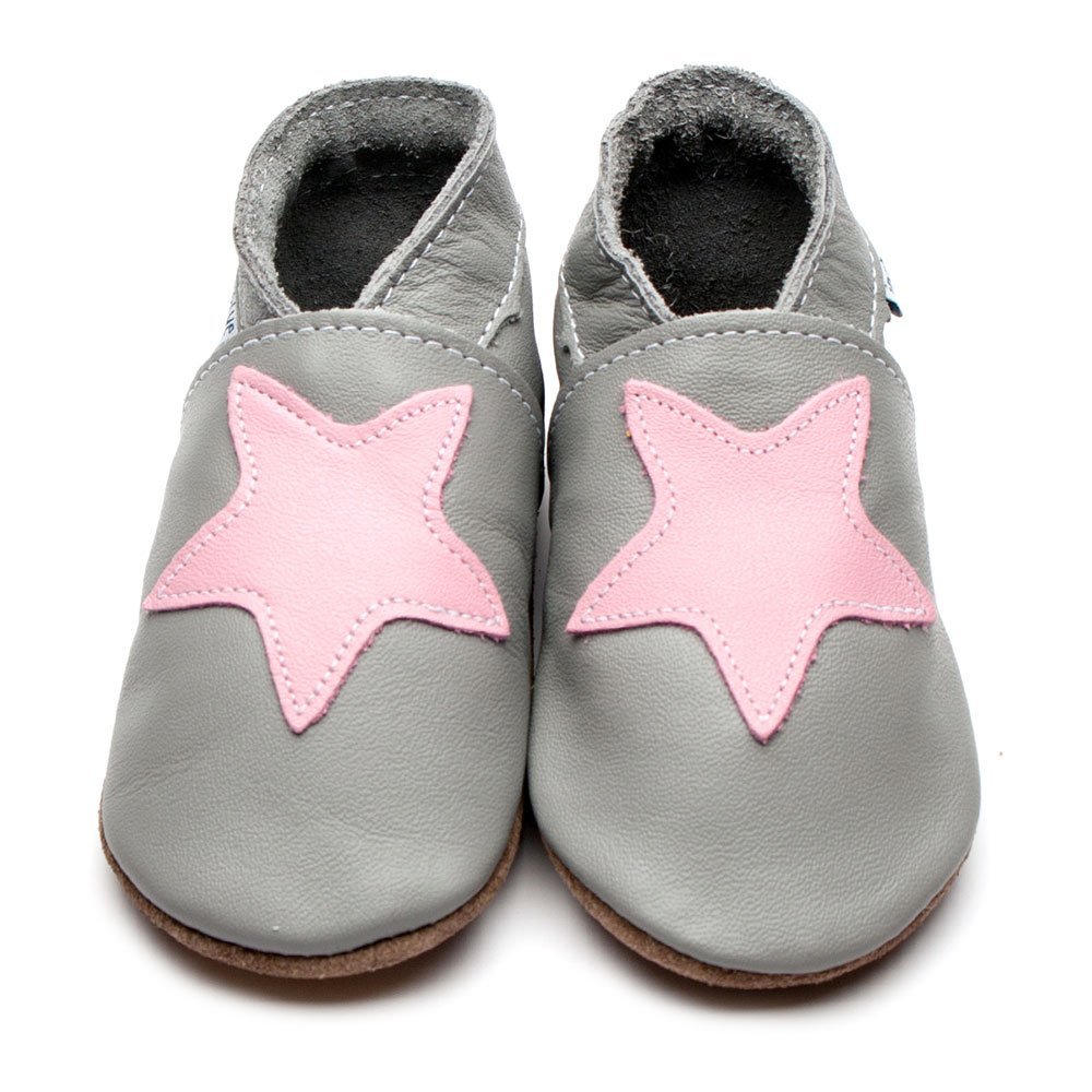 Inch Blue Shoes - Starry grey/baby pink – Pippin Gifts Ltd